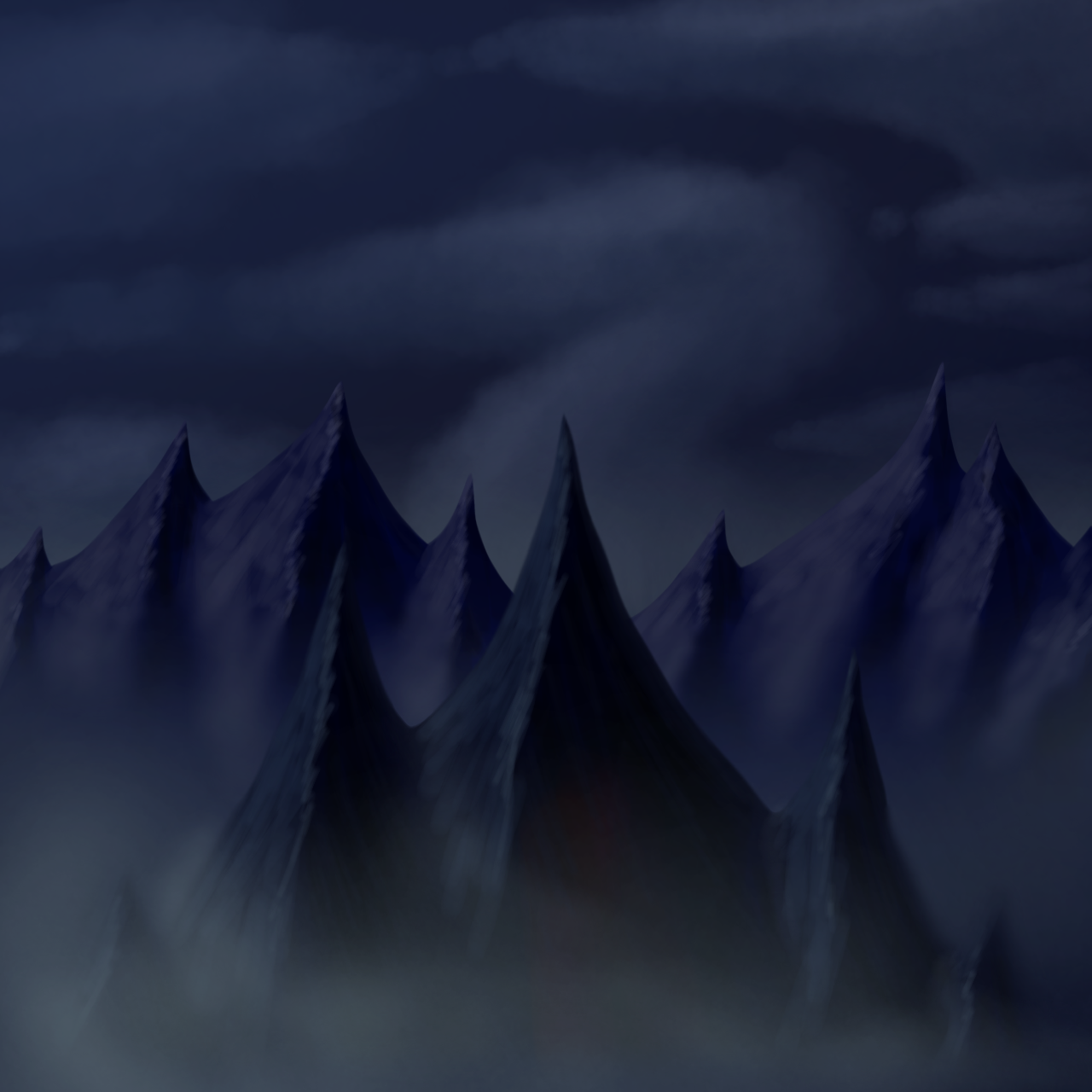 Misty Mountains - ibisPaint