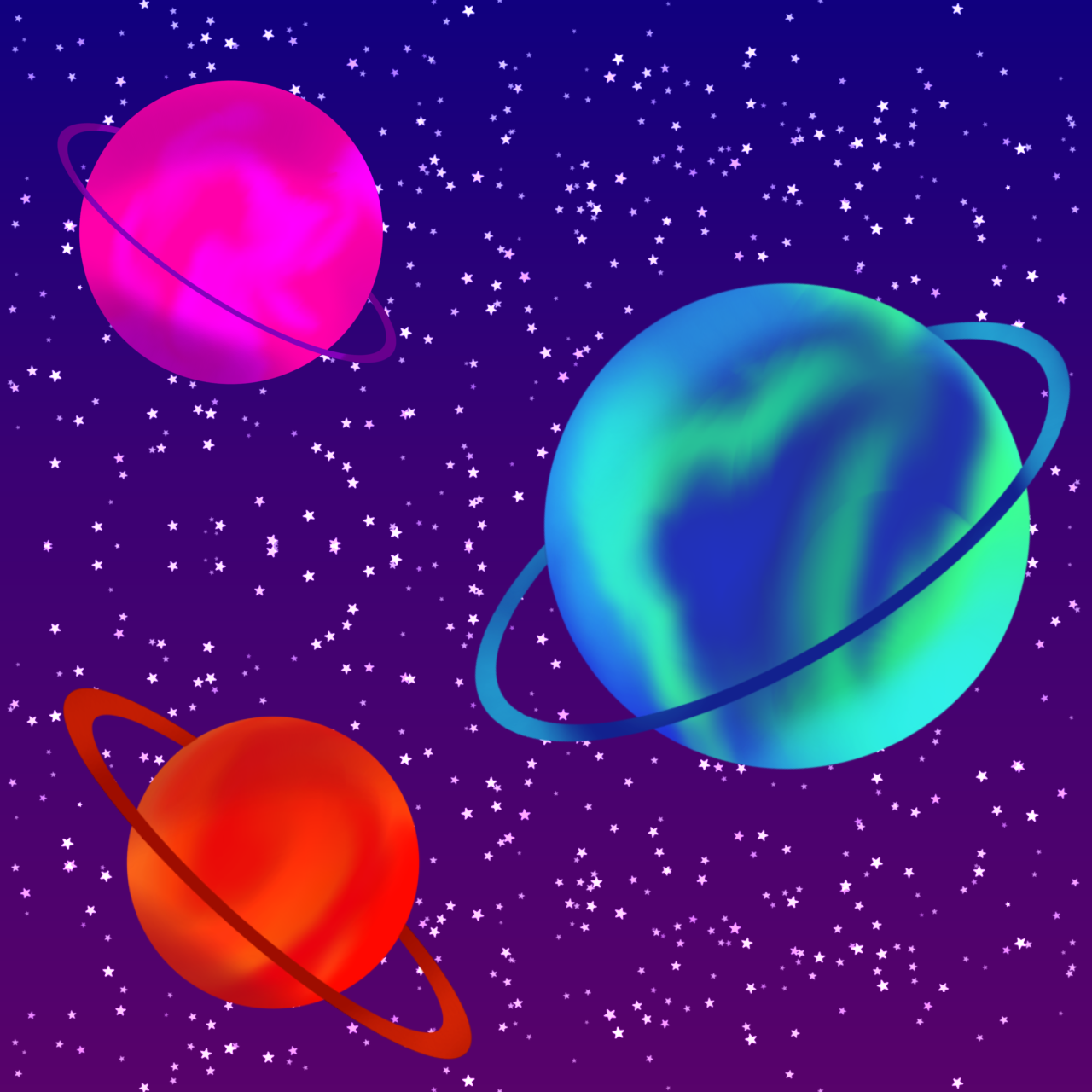 Collection of Planets - ibisPaint