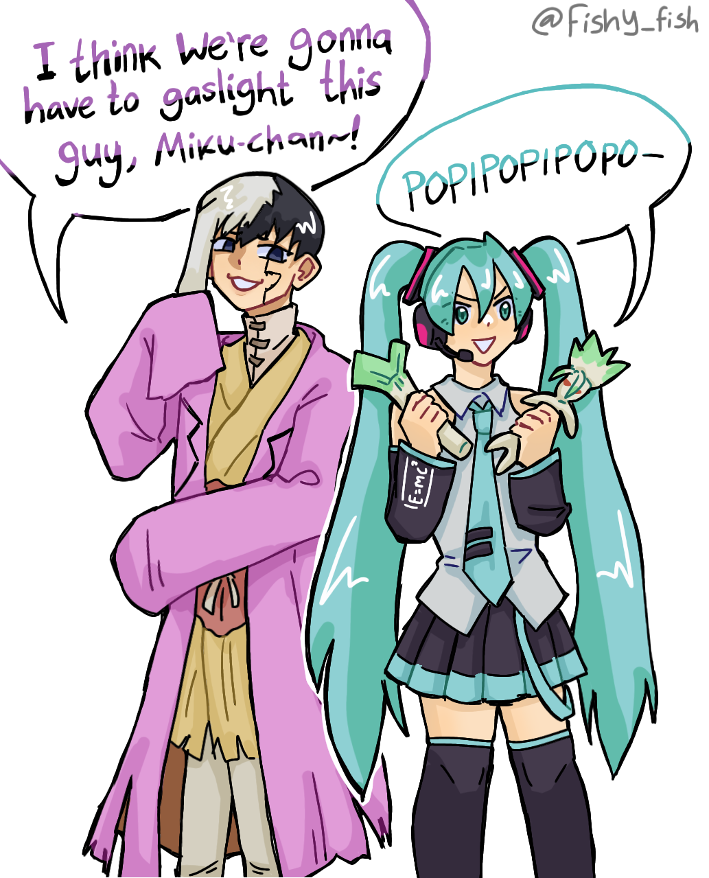 Gen and Miku!! - ibisPaint