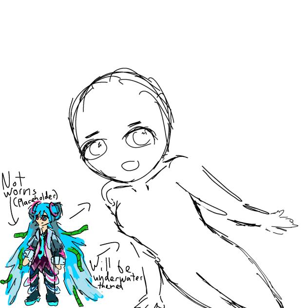 WIP aqua Miku - ibisPaint