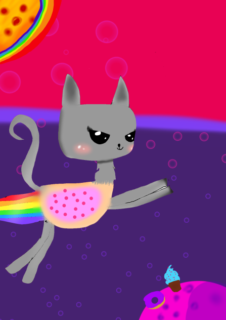 speedpaint- Nyan Cat ._. - ibisPaint