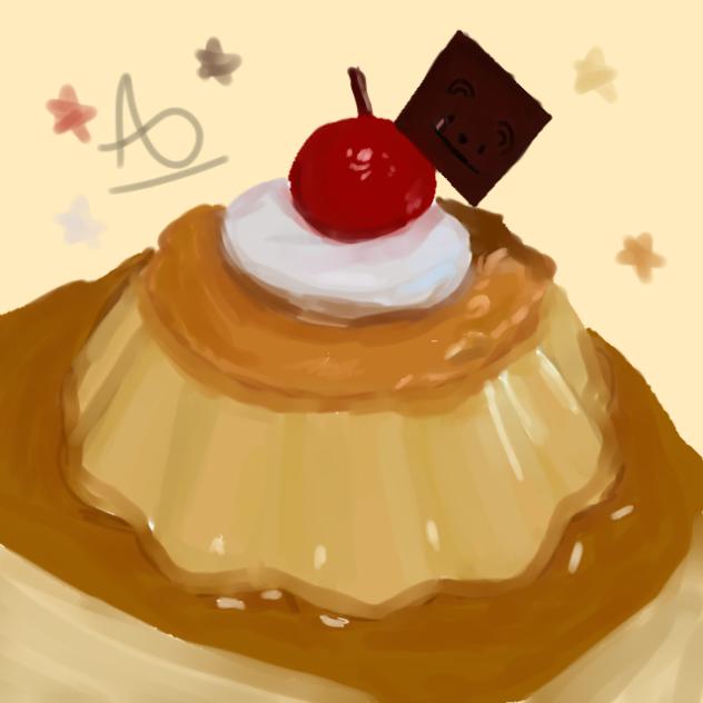 Pudding!! 🍒🍮 - ibisPaint
