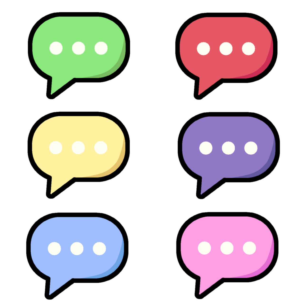 Chat bubbles - ibisPaint