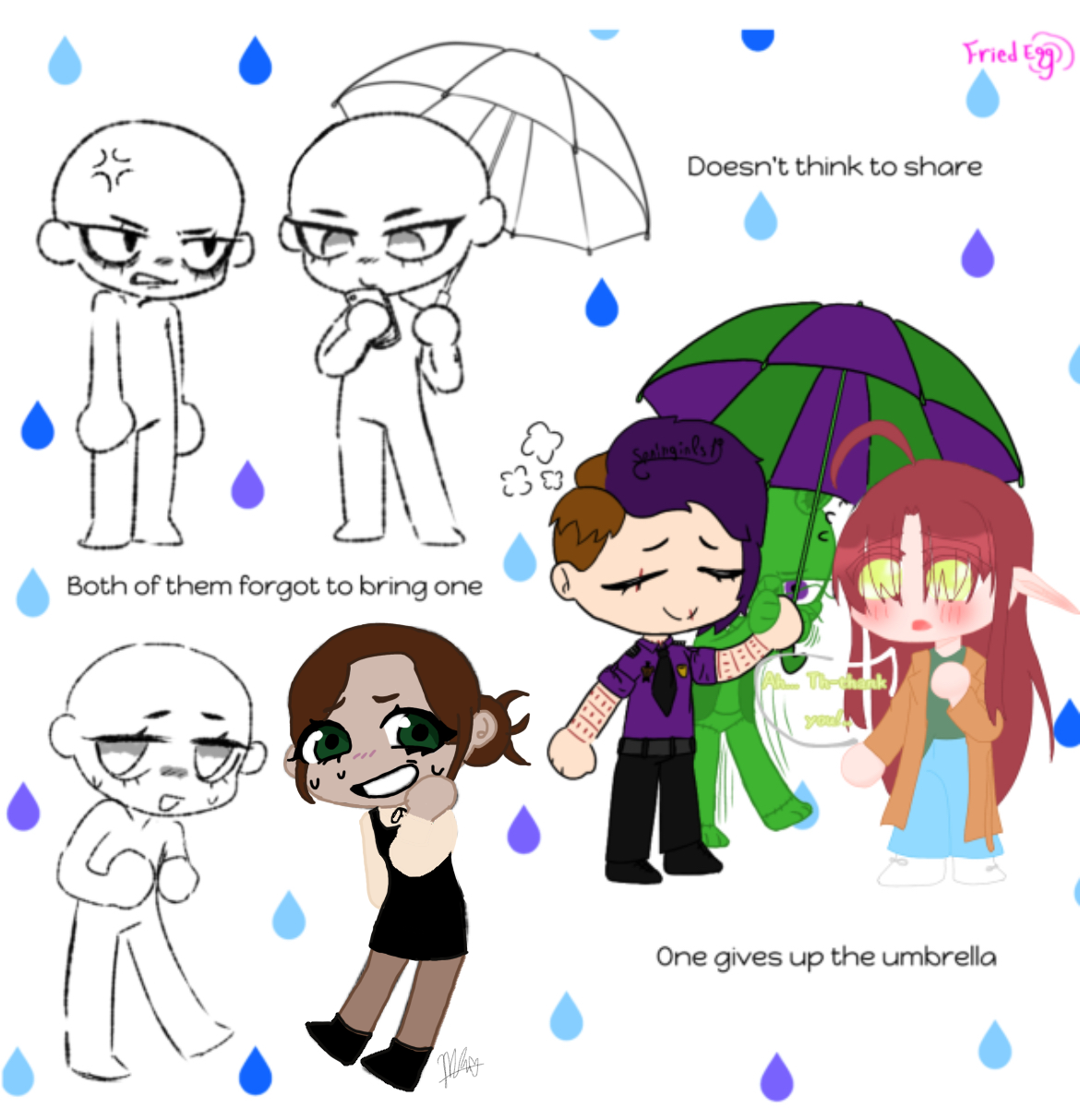Rain collab ft. Maureen Scorion - ibisPaint