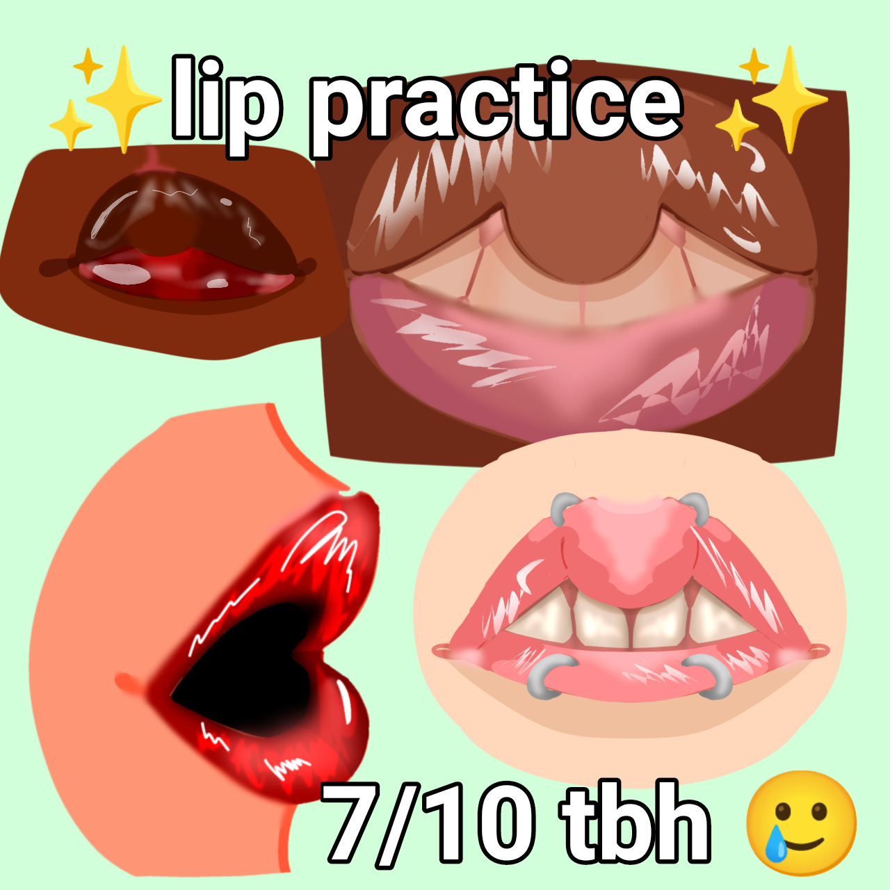 lip practice - ibisPaint