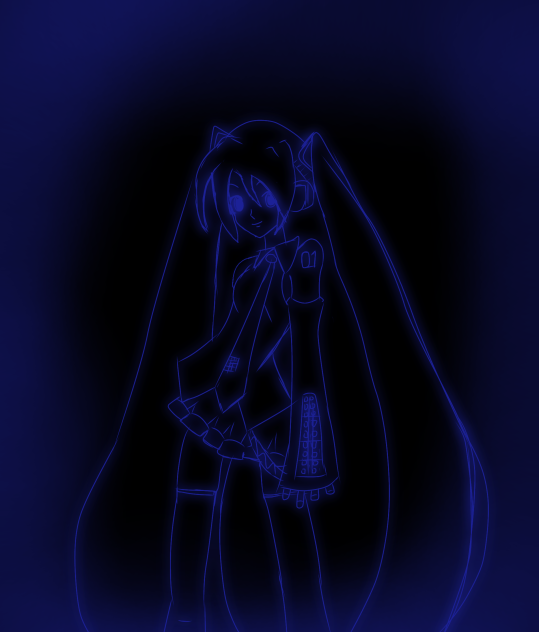 Miku (neon) - ibisPaint