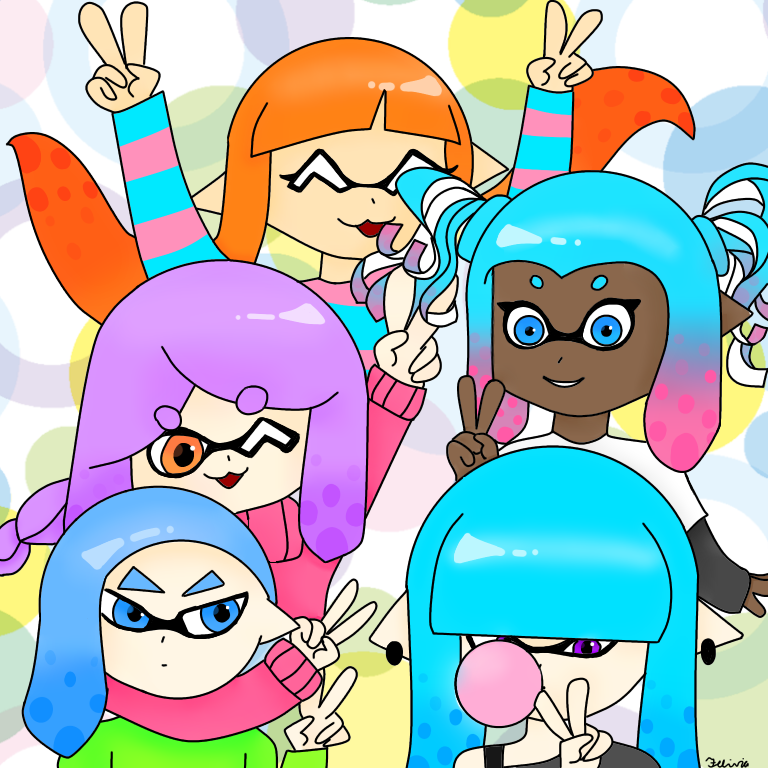 Splatoon 2 friend squad - ibisPaint