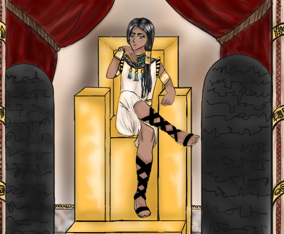 Egyptian throne room - ibisPaint