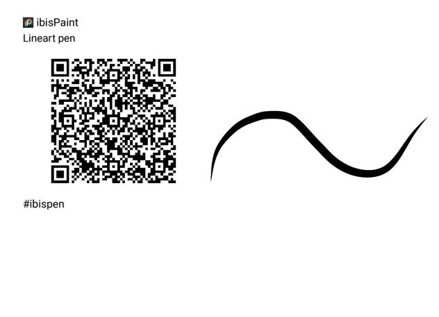 Lineart pen - ibisPaint