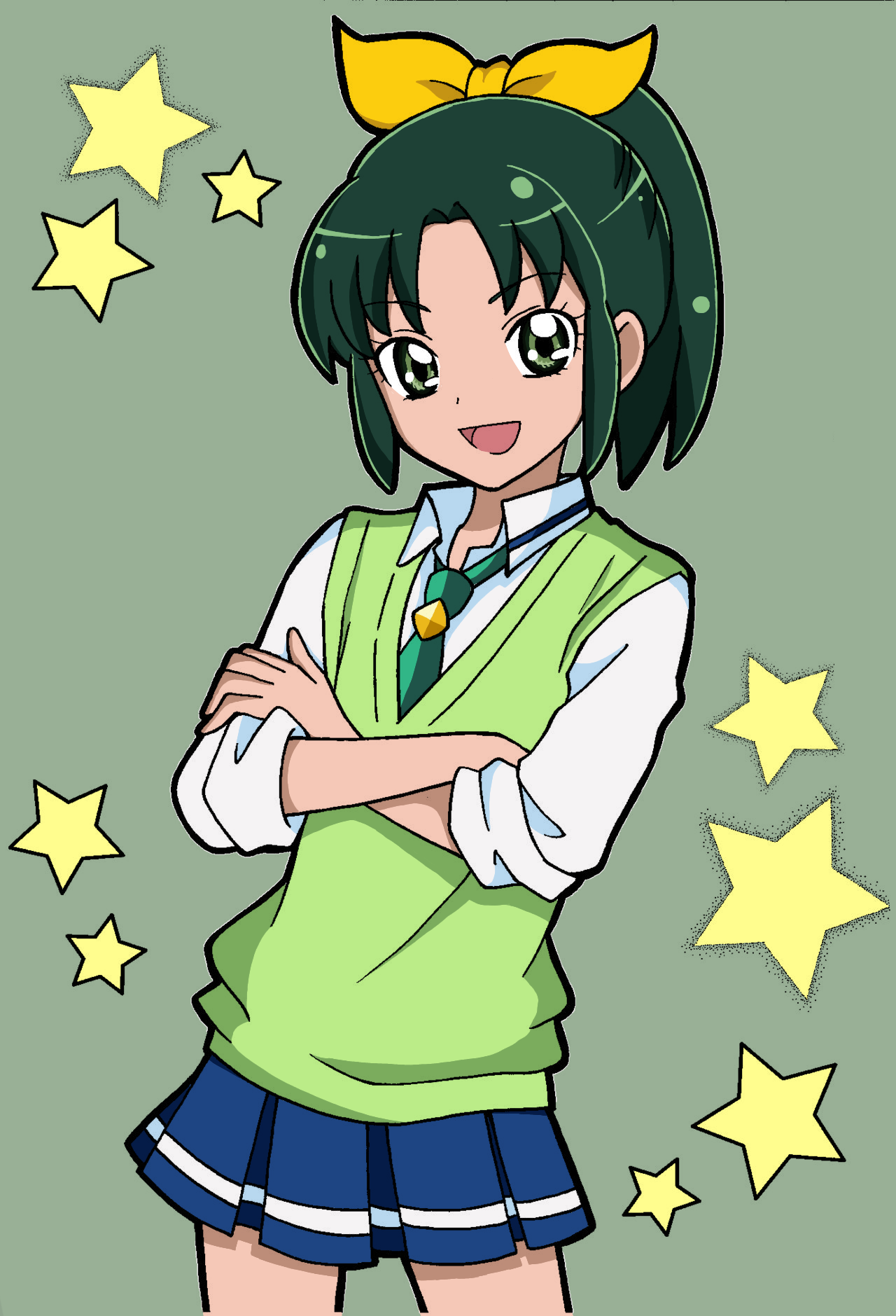 April from Glitter Force - ibisPaint