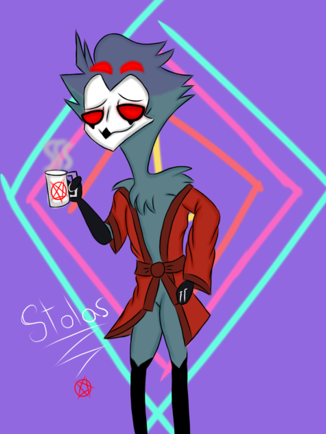 stolas agitated ☕☕☕🦉🦉🦉 - ibisPaint