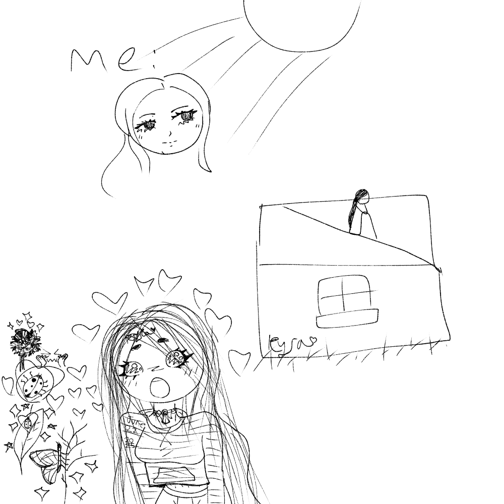 Me, an edgy & mysterious teen in nature - ibisPaint