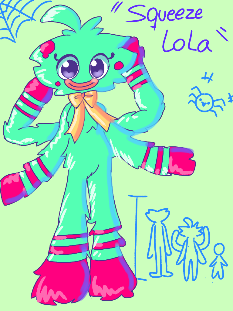 oc squeeze lola poppy play time - ibisPaint