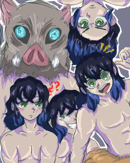 🐗inosuke hashibira🐗 - ibisPaint