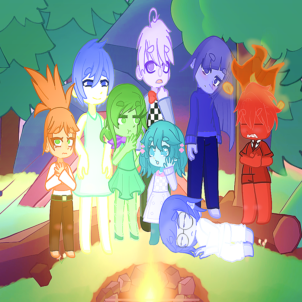 Inside out two camping trip - ibisPaint