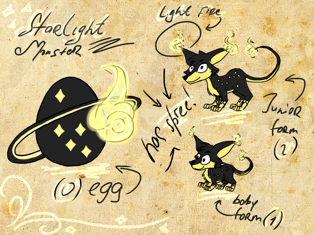 Starlight monster forms - ibisPaint