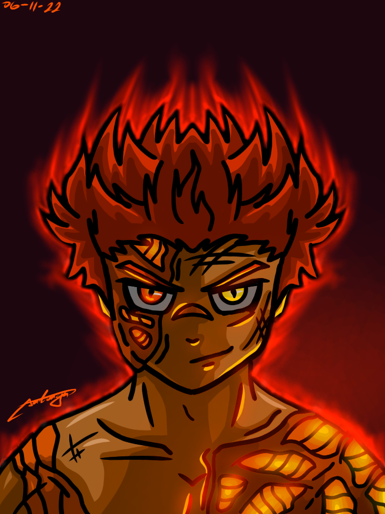 lava humanoid🔥 - ibisPaint