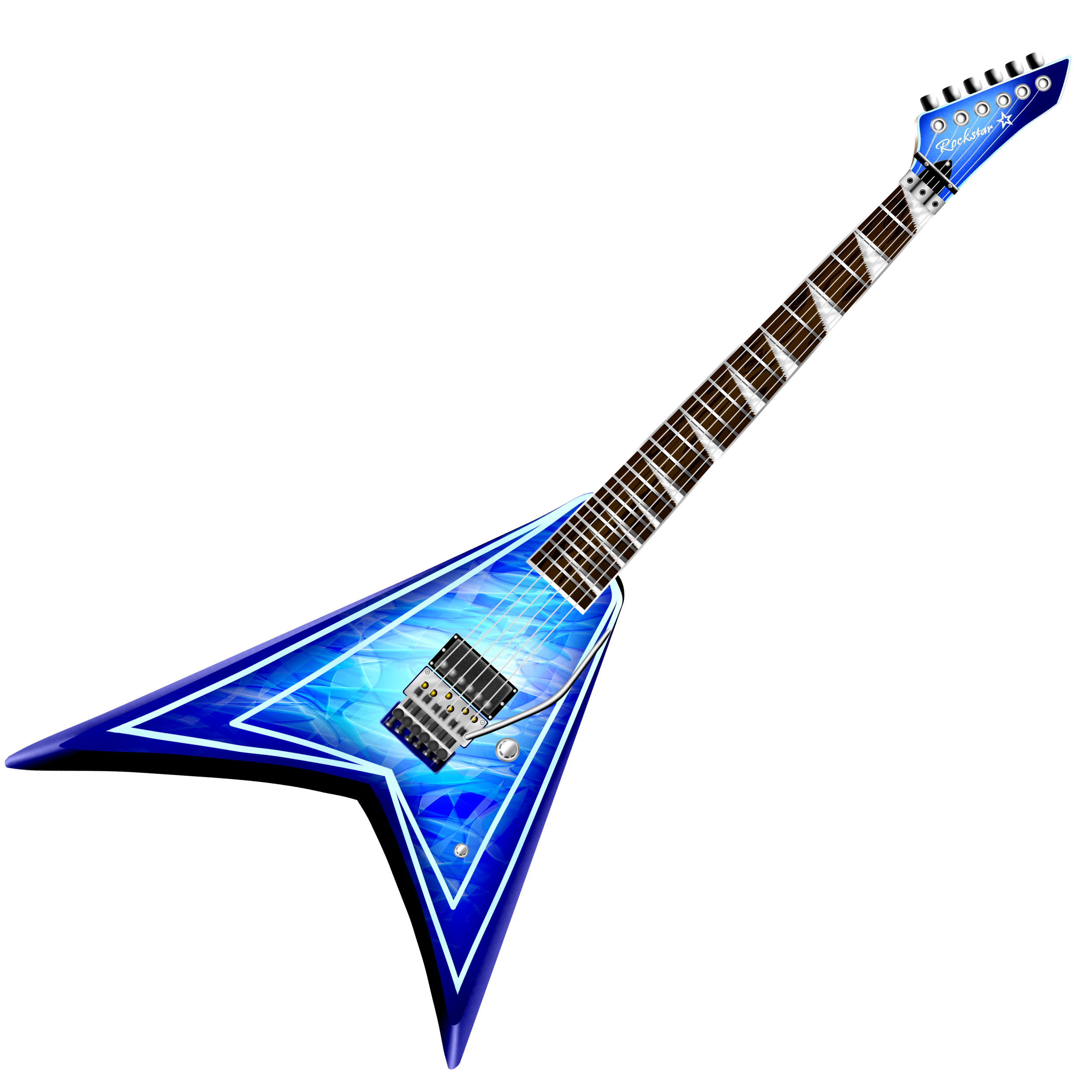 Electric guitar blue - ibisPaint