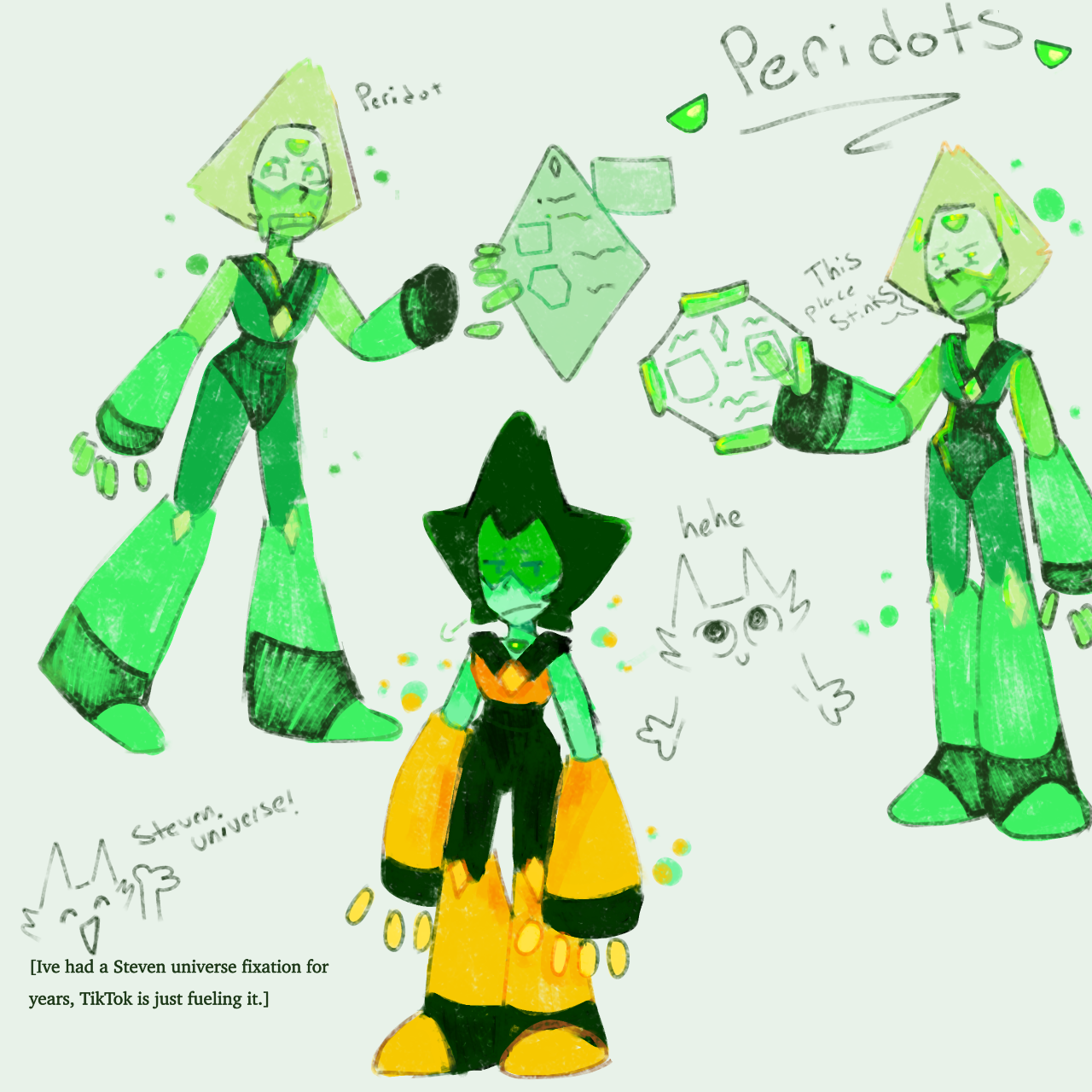 Peridots! - Steven universe - ibisPaint