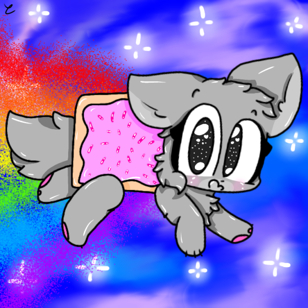 Nyan Cat Redraw - ibisPaint