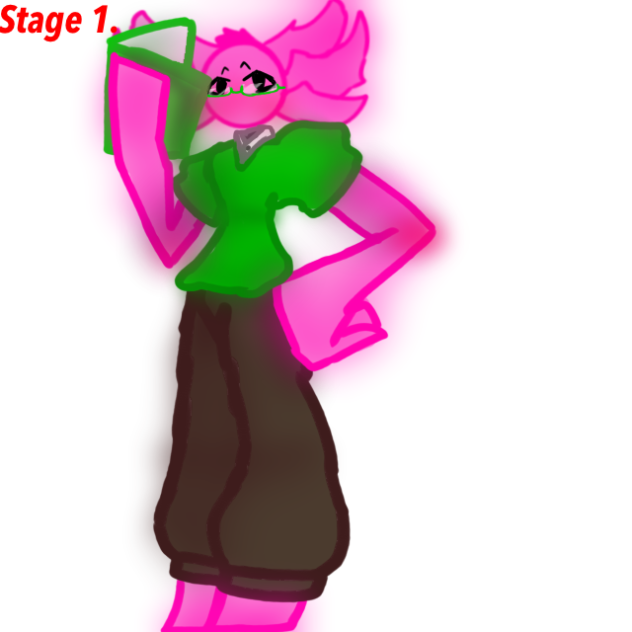 Stages of my Kinito au - ibisPaint