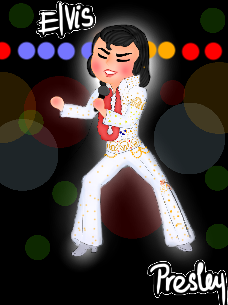 Elvis presley - Drawing chibi - ibisPaint