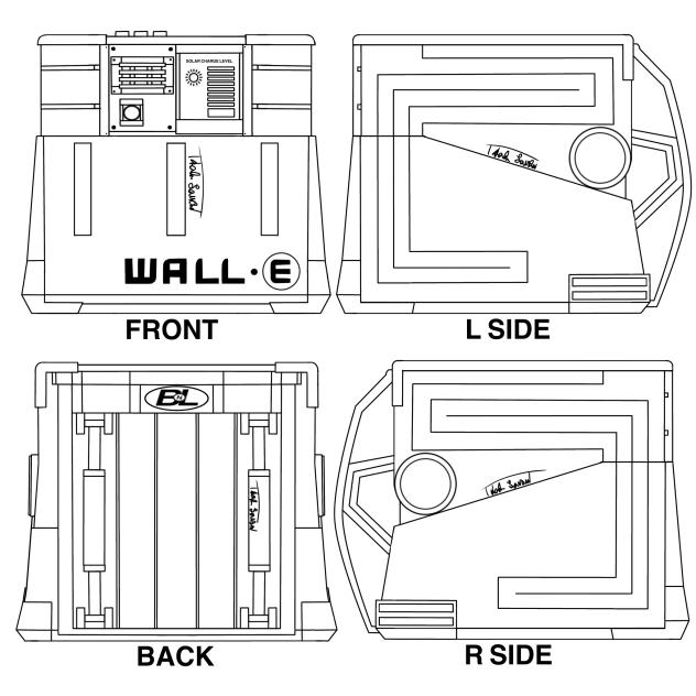 WALL-E Reference Sheet - ibisPaint