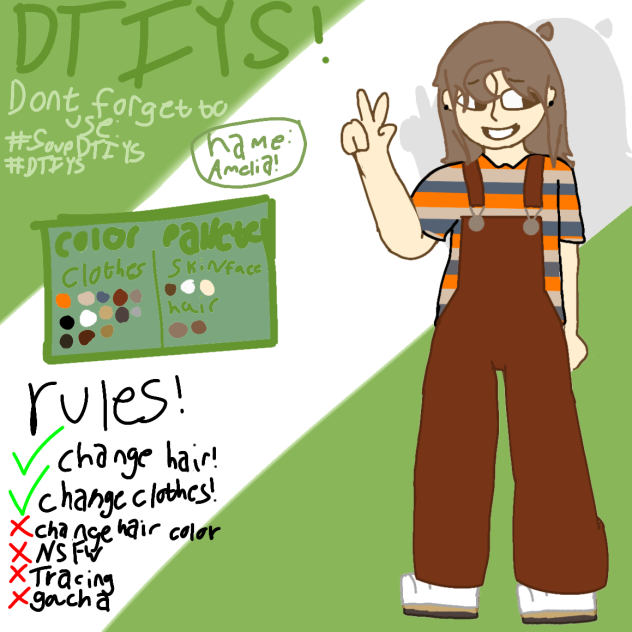 AHH my 1st ever DTIYS! - ibisPaint
