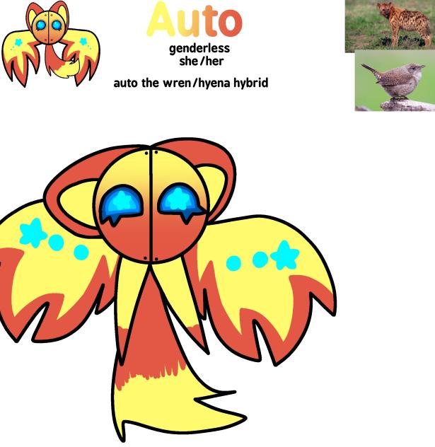 Auto the Wren and Hyena Hybrid - ibisPaint