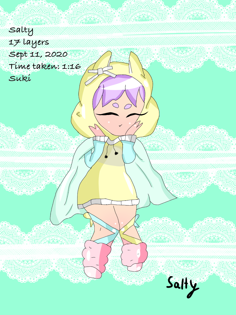 Suki sleepy outfit - ibisPaint