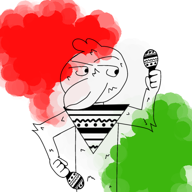 Bird With Maracas (animation) - ibisPaint