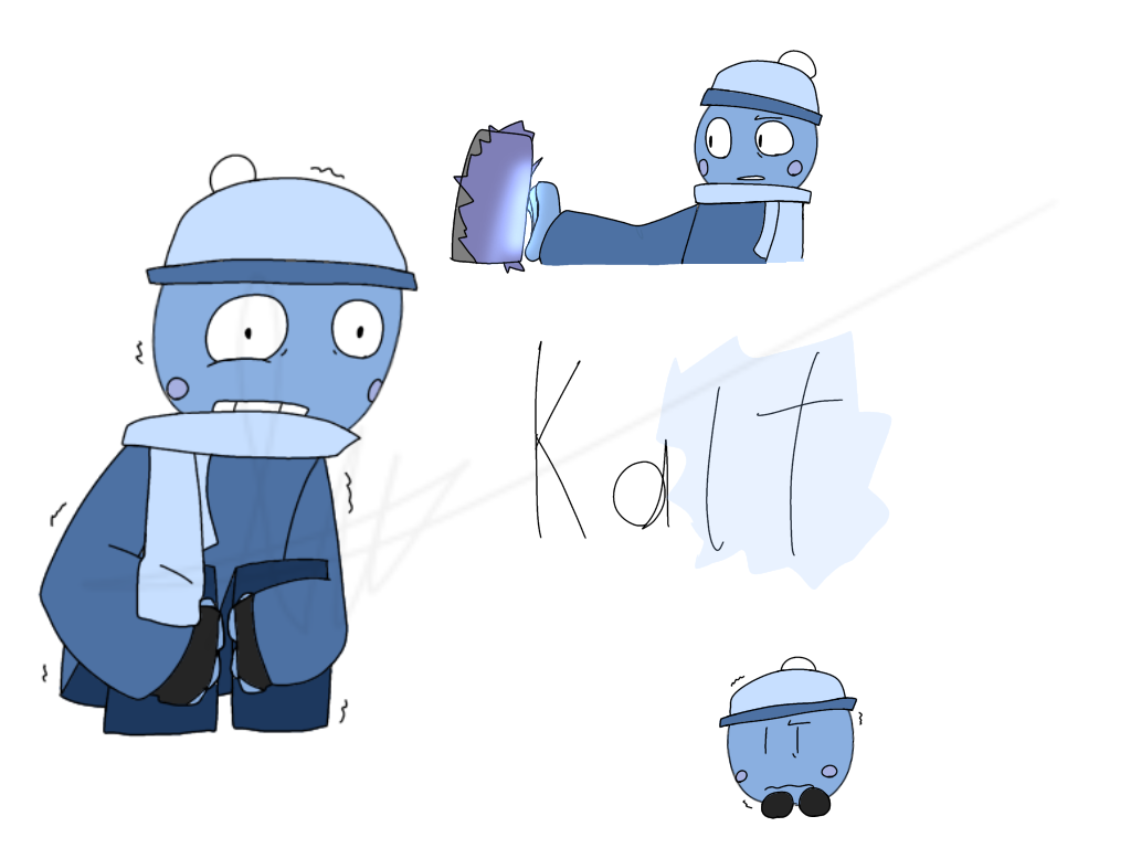 He’s just a chill(y) guy - ibisPaint