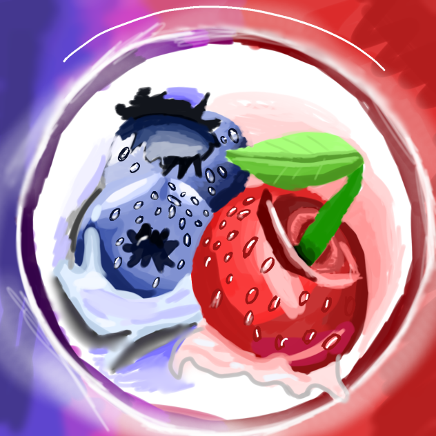 blueberry-cherry - ibisPaint