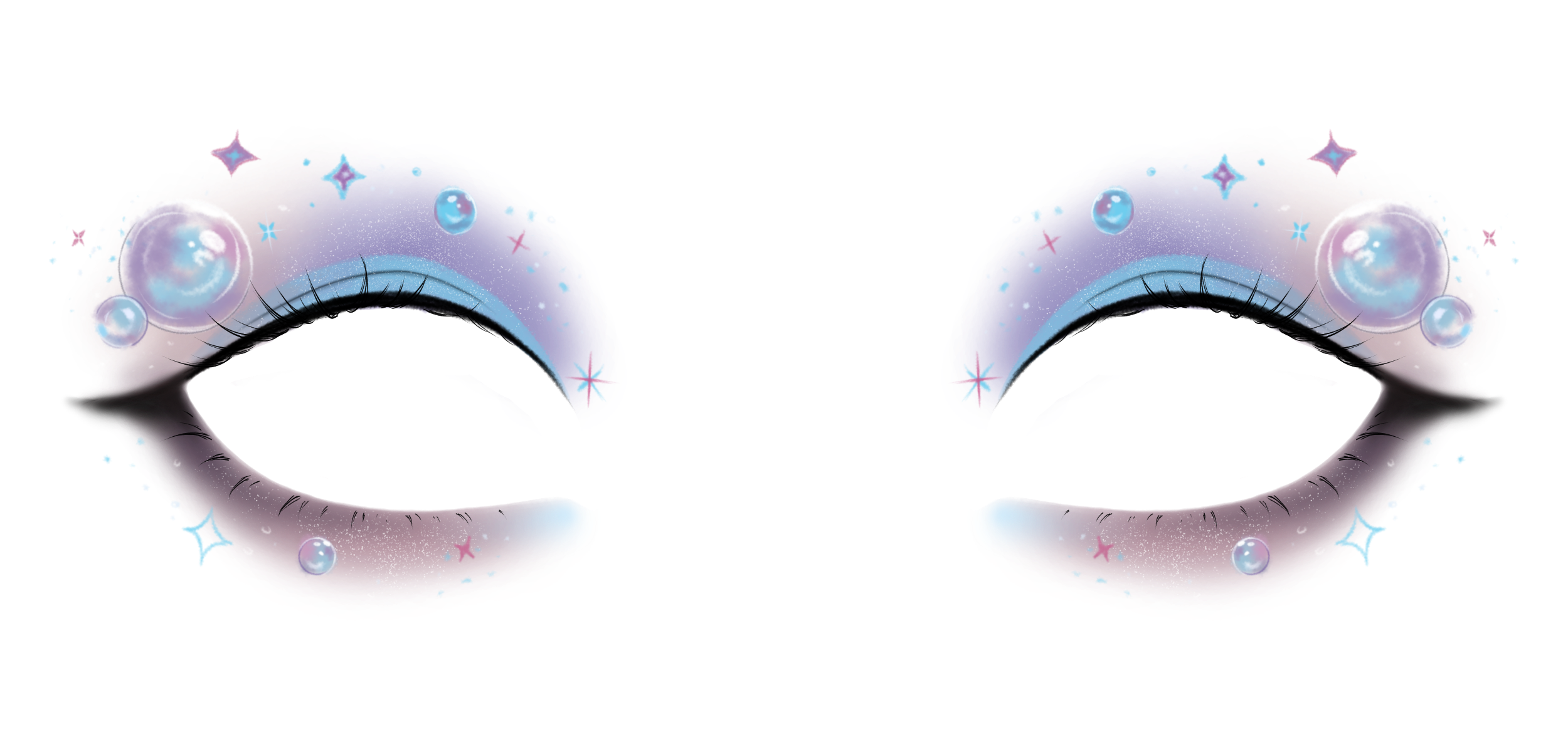 cute dream makeup #3 - ibisPaint