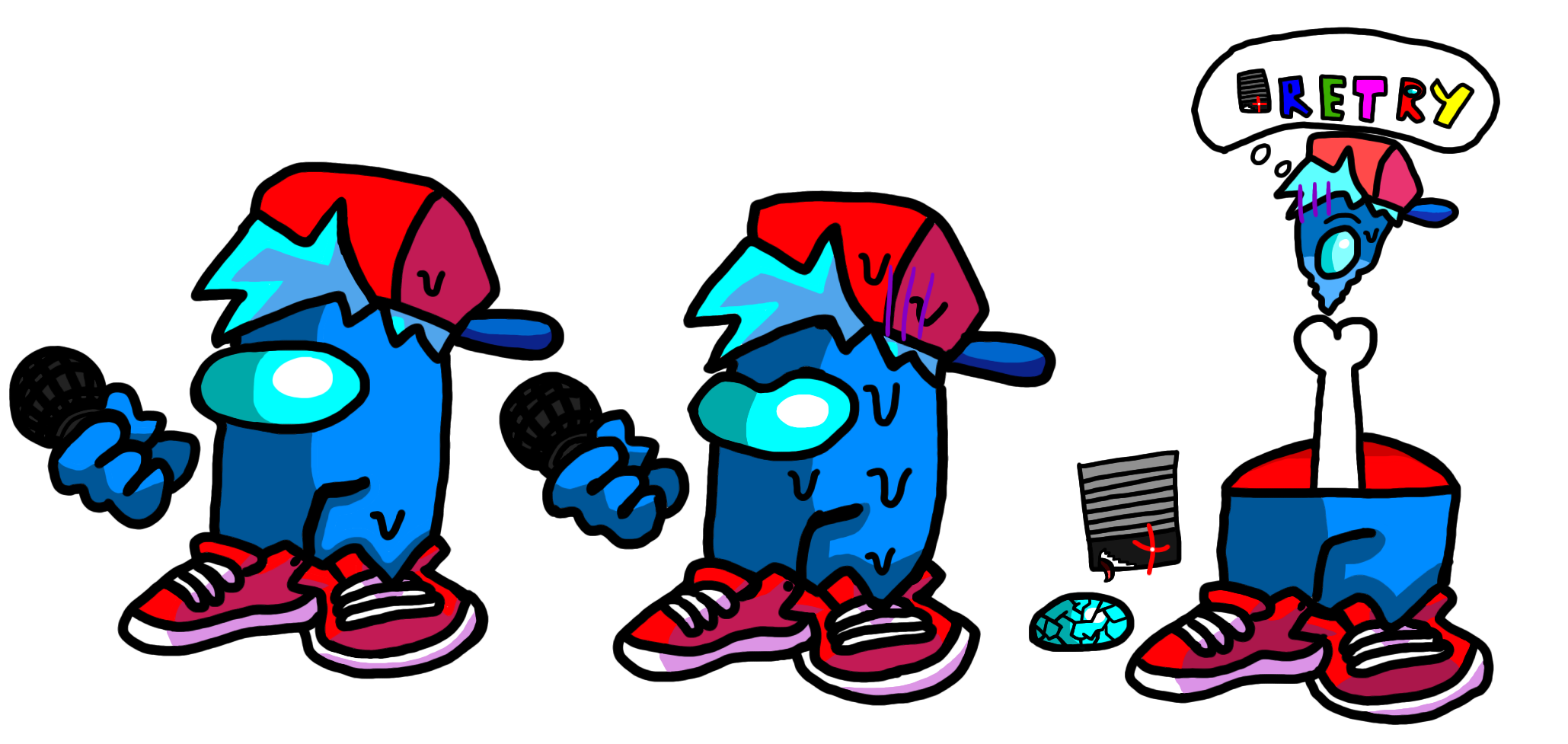 Boyfriend Among Us Crewmate (NEW) - ibisPaint