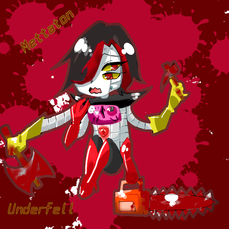 Underfell Mettaton - ibisPaint
