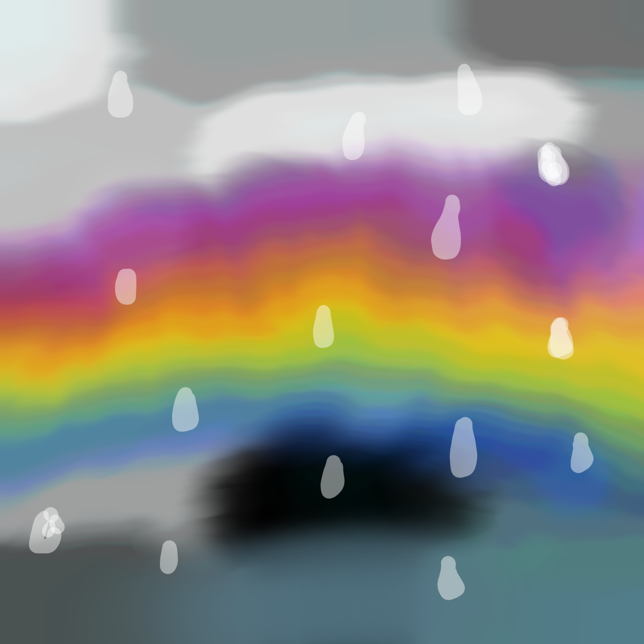 After rain rainbows - ibisPaint