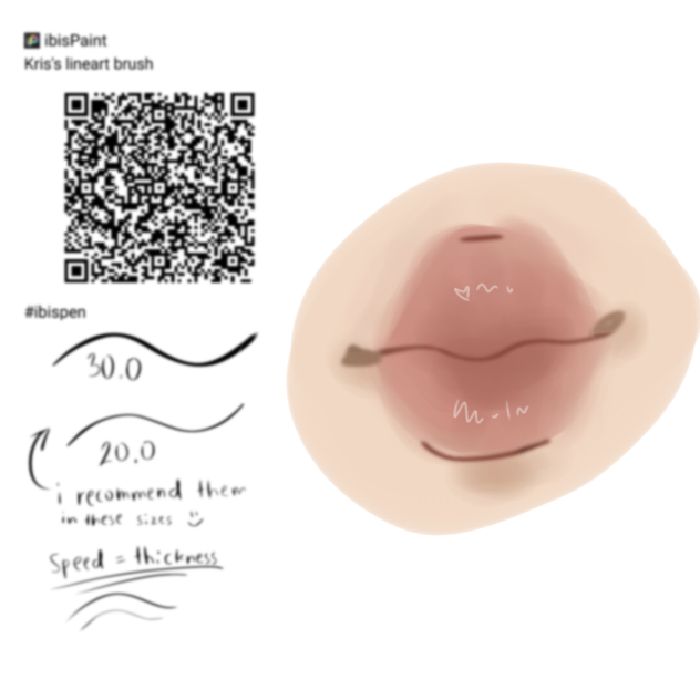 Kris's lineart brush - ibisPaint