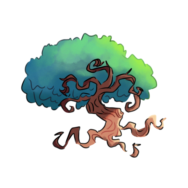 Drew a tree a while back - ibisPaint