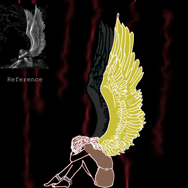 Split angel - ibisPaint