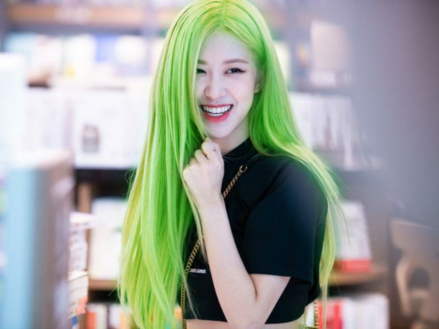 Rose green hair - ibisPaint