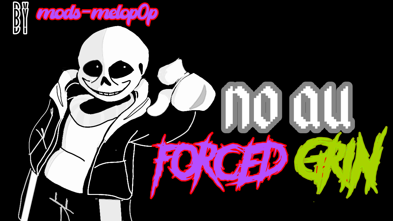 No Au Forced Grin - ibisPaint