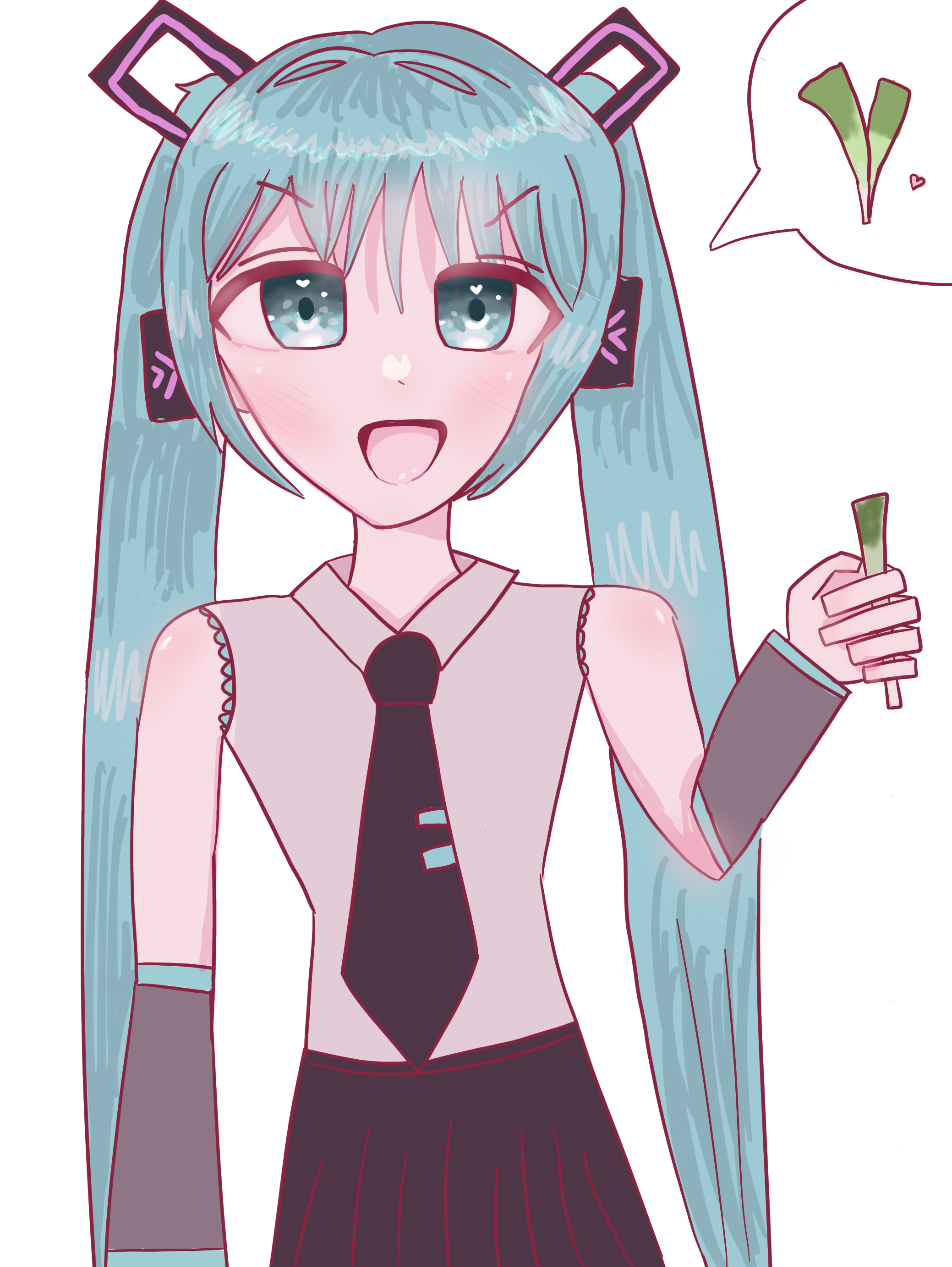 Green onion! - ibisPaint