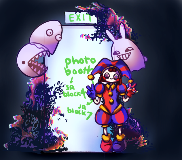 Poster thingy digital circus - ibisPaint