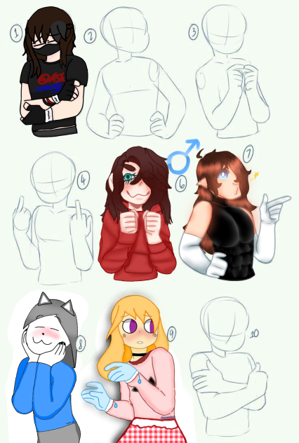 Pose collab - ibisPaint