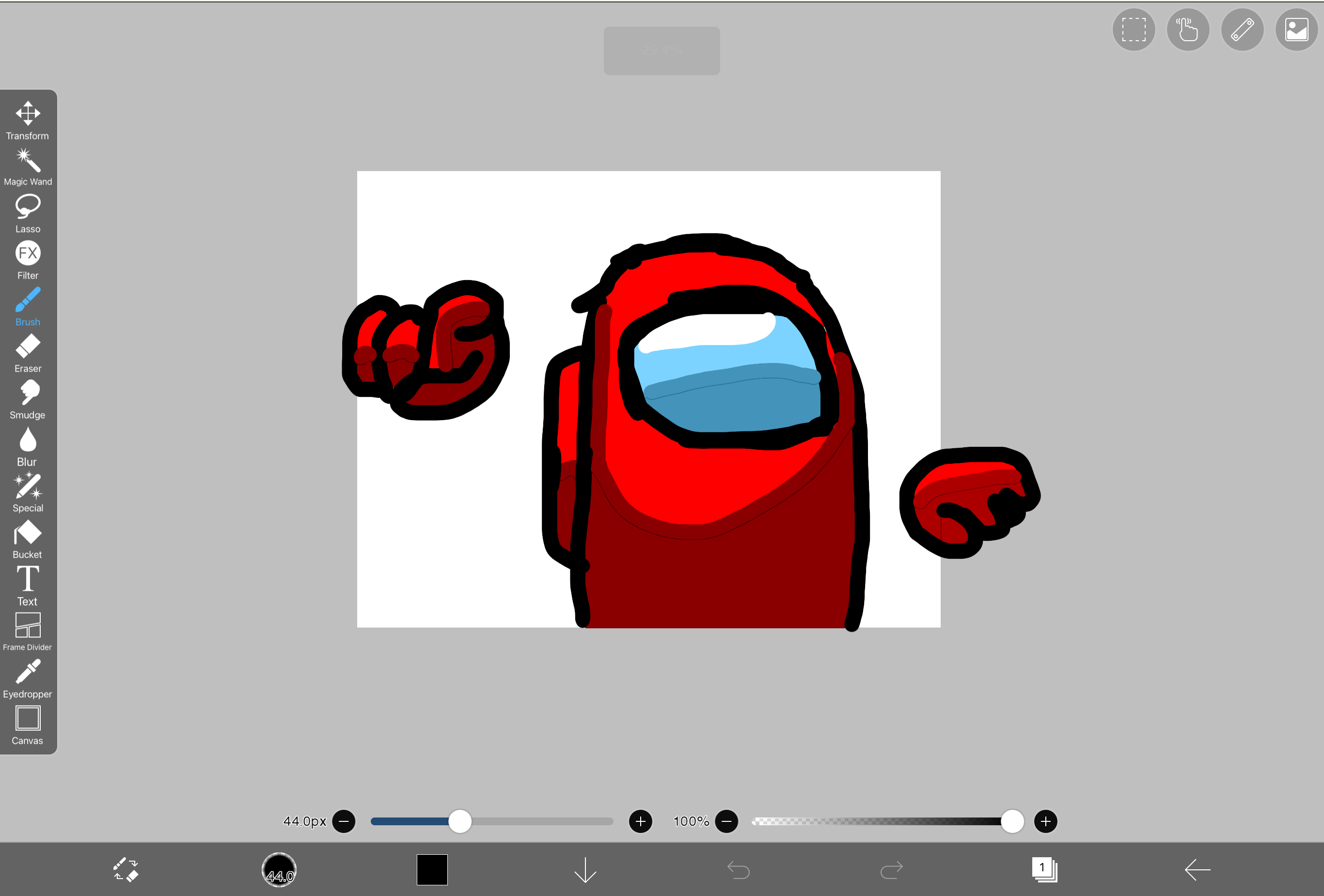 This it’s me It's just among us ibis pa - ibisPaint