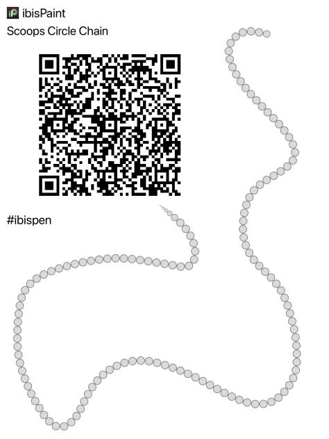 Scoops Circle Chain - ibisPaint