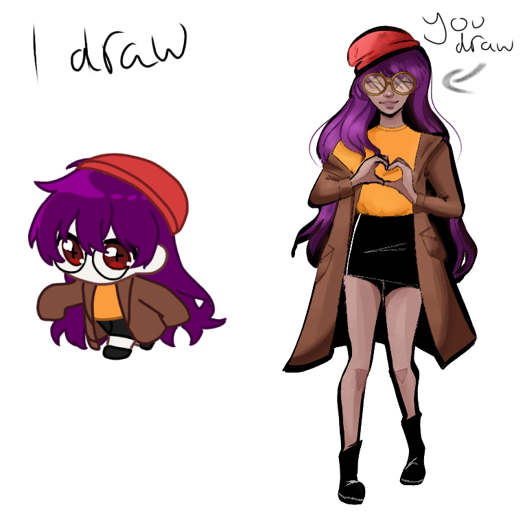 I draw you draw with Annika - ibisPaint