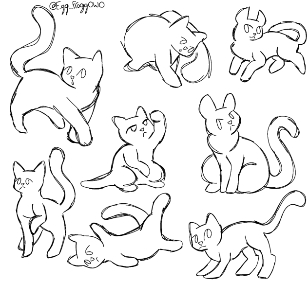 cat poses - ibisPaint