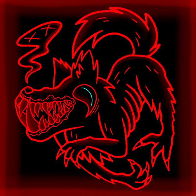 Red wolf - ibisPaint